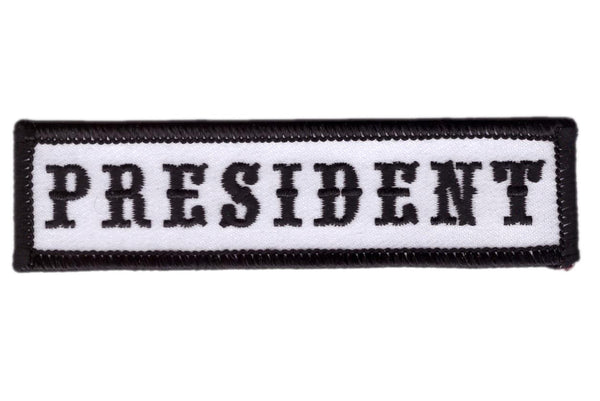 President MC Club Biker Jacket Patch – Titan One