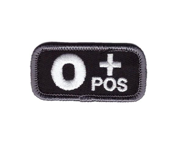 Velcro Blood type O + positive Badge Tactical US Army Patch – Titan One